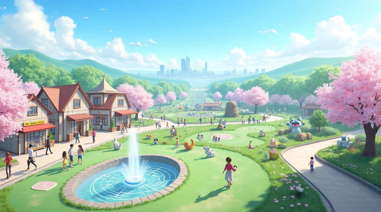 Poképark Kanto: First Outdoor Pokémon Park Opens Spring 2026