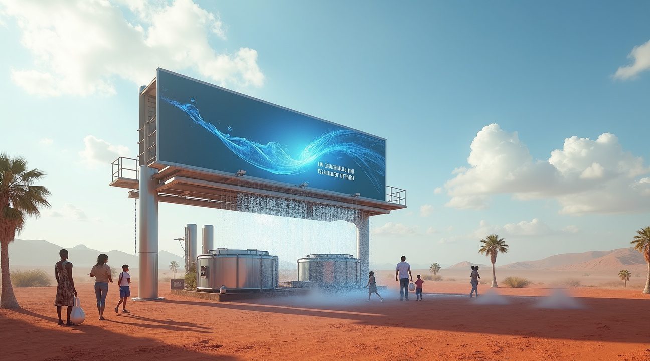 Peru Billboard Generates 96l Drinking Water From Air