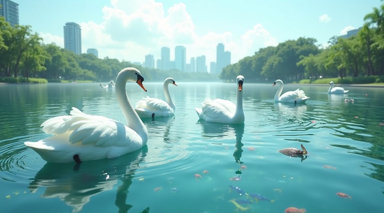 Singapore’s Robotic Swans Monitor Water Quality In Real Time