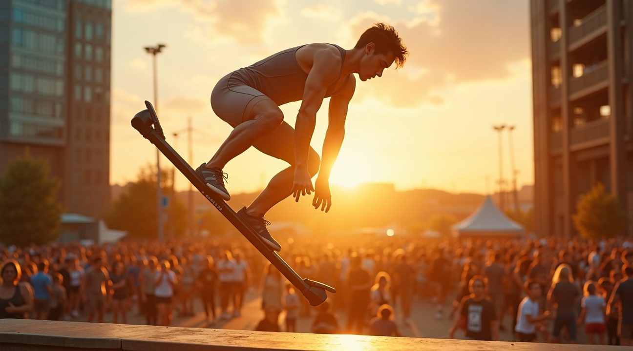 Henry Cabelus’ 11.58 Ft Pogo Backflip Sets Guinness Record