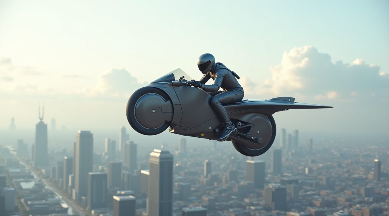 Volonaut Airbike: 124 Mph Jet-powered Vtol Flying Motorcycle