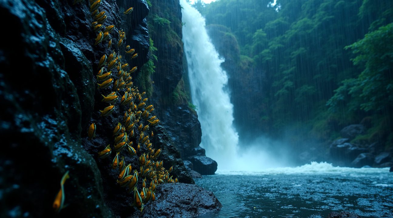 Brazil’s Bumblebee Catfish Scale Aquidauana River Waterfalls
