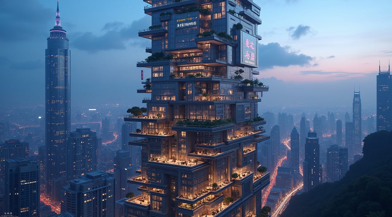 Hangzhou’s Regent International: Black Mirror Mega-building