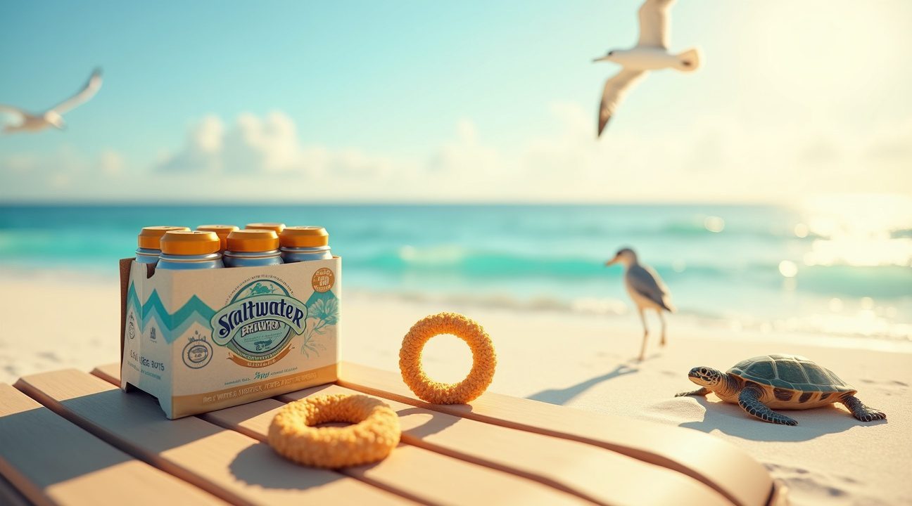 Edible Six-pack Rings From Brewery Waste Protect Oceans