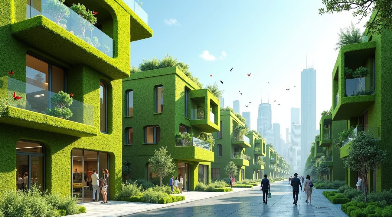 Dutch Bioactive Moss Bricks: Purify Air & Cool Buildings