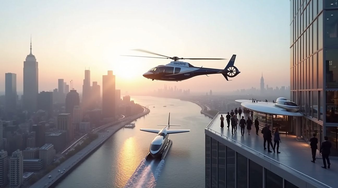 Uber Helicopters & Seaplanes: $195 Airport Transfers