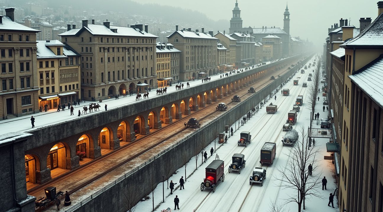Geneva Pneumatic Tube Mail System: 4,000 M Network, 10 Stations
