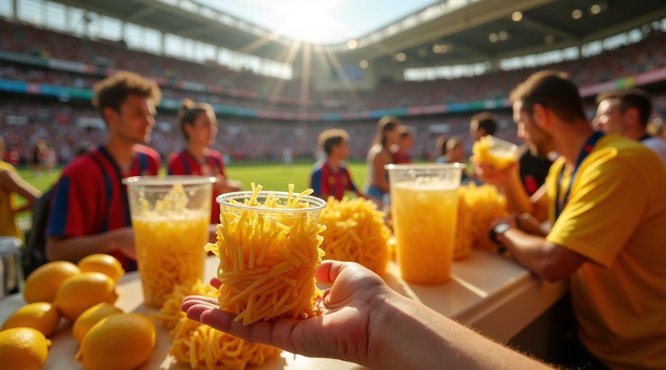 Zero-waste Stadiums: Italy’s Edible Pasta & Lemon Zest Cups