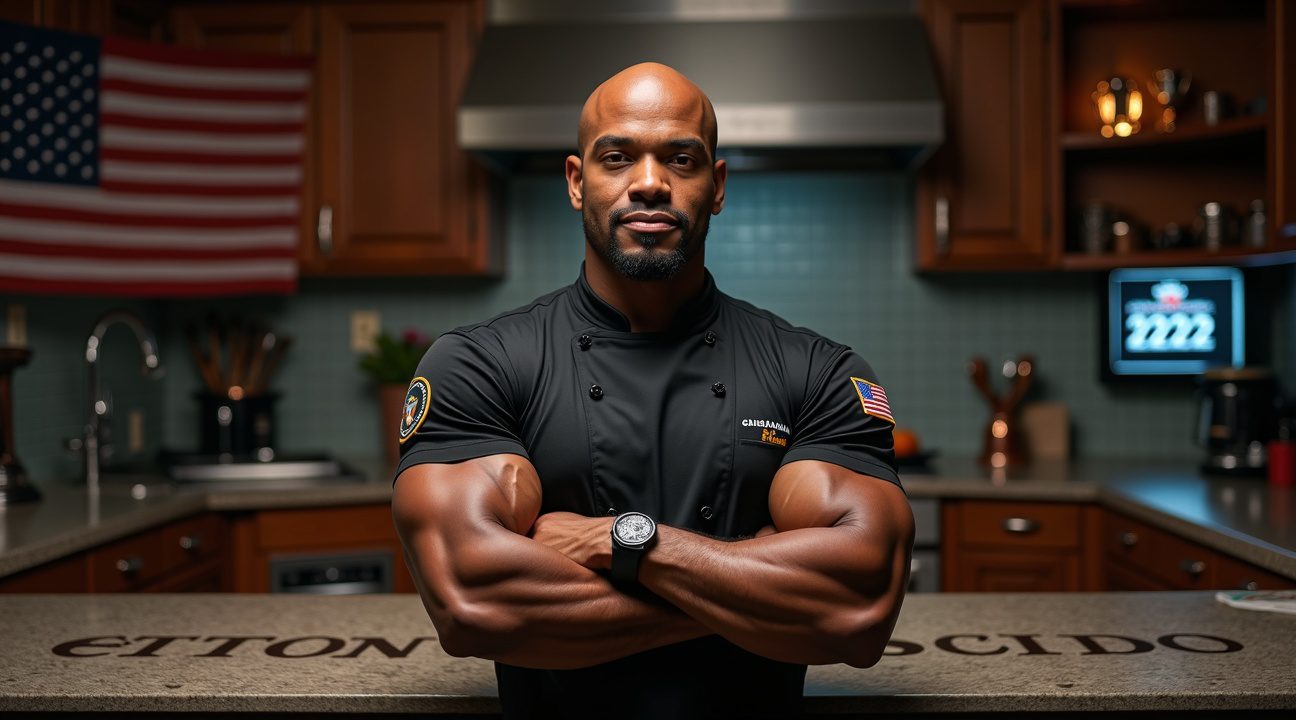 White House Chef Andre Rush And His Famous 24-inch Biceps