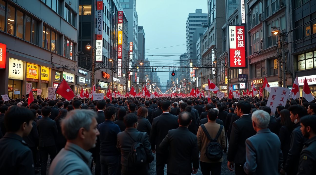 Unprecedented Anti-immigration Protests Hit Osaka, Japan