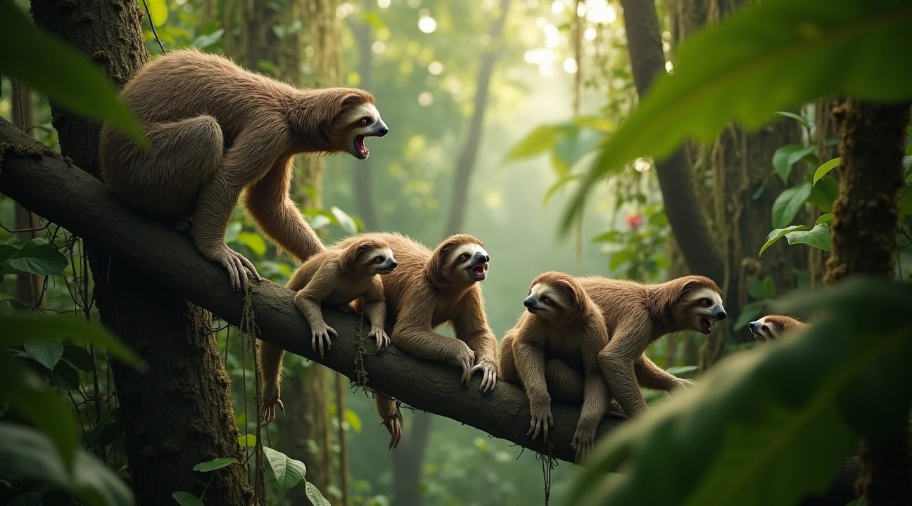 Female Sloths Scream In D# During Estrus To Attract Mates