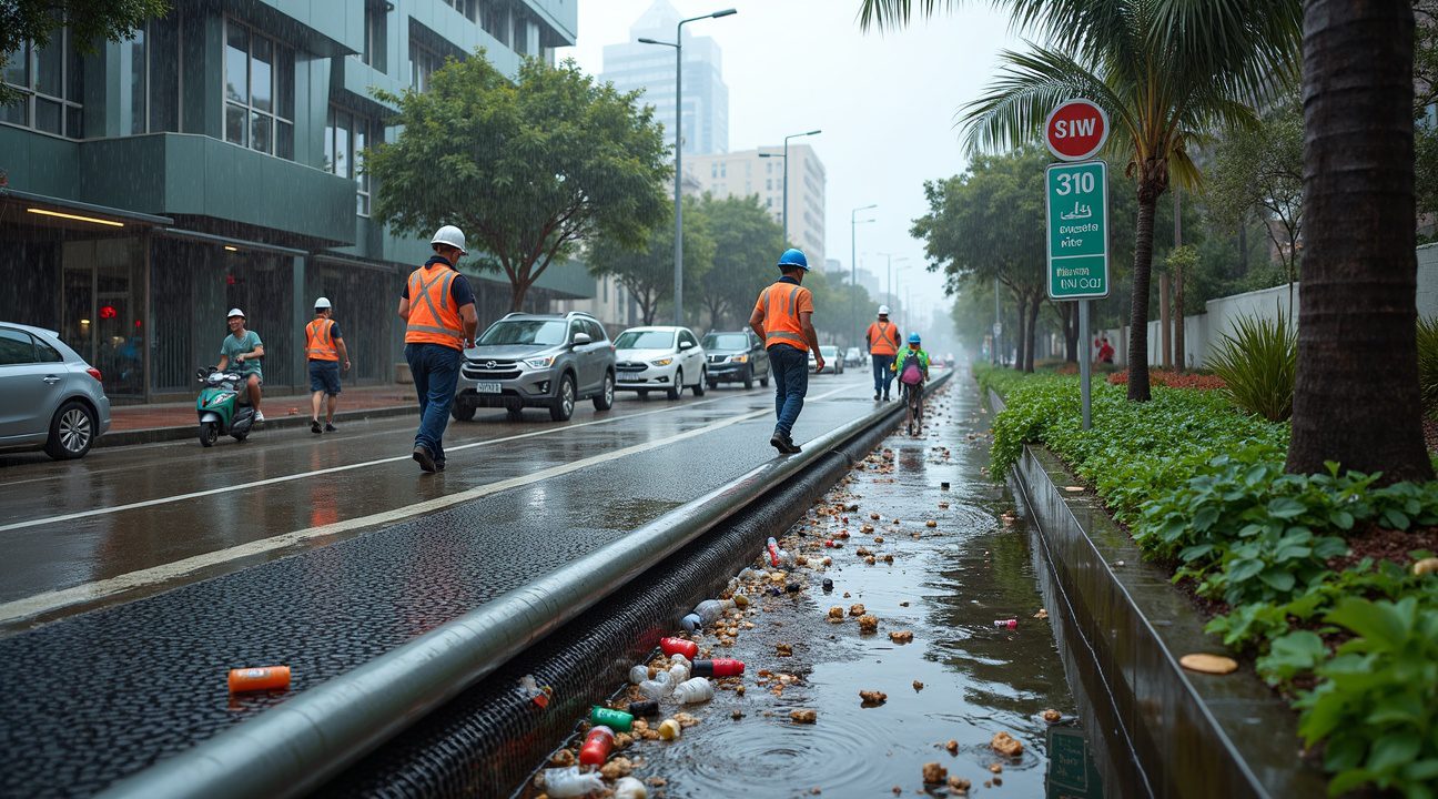 Australian Mesh Drains Stop 370 Kg Of Trash Entering Ocean