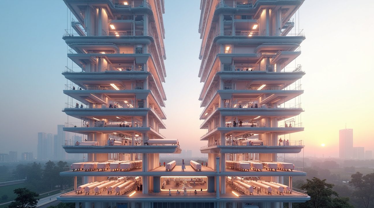 Ezhou’s 26-storey Pig Farm: World’s Largest, 1.2m Pigs/yr