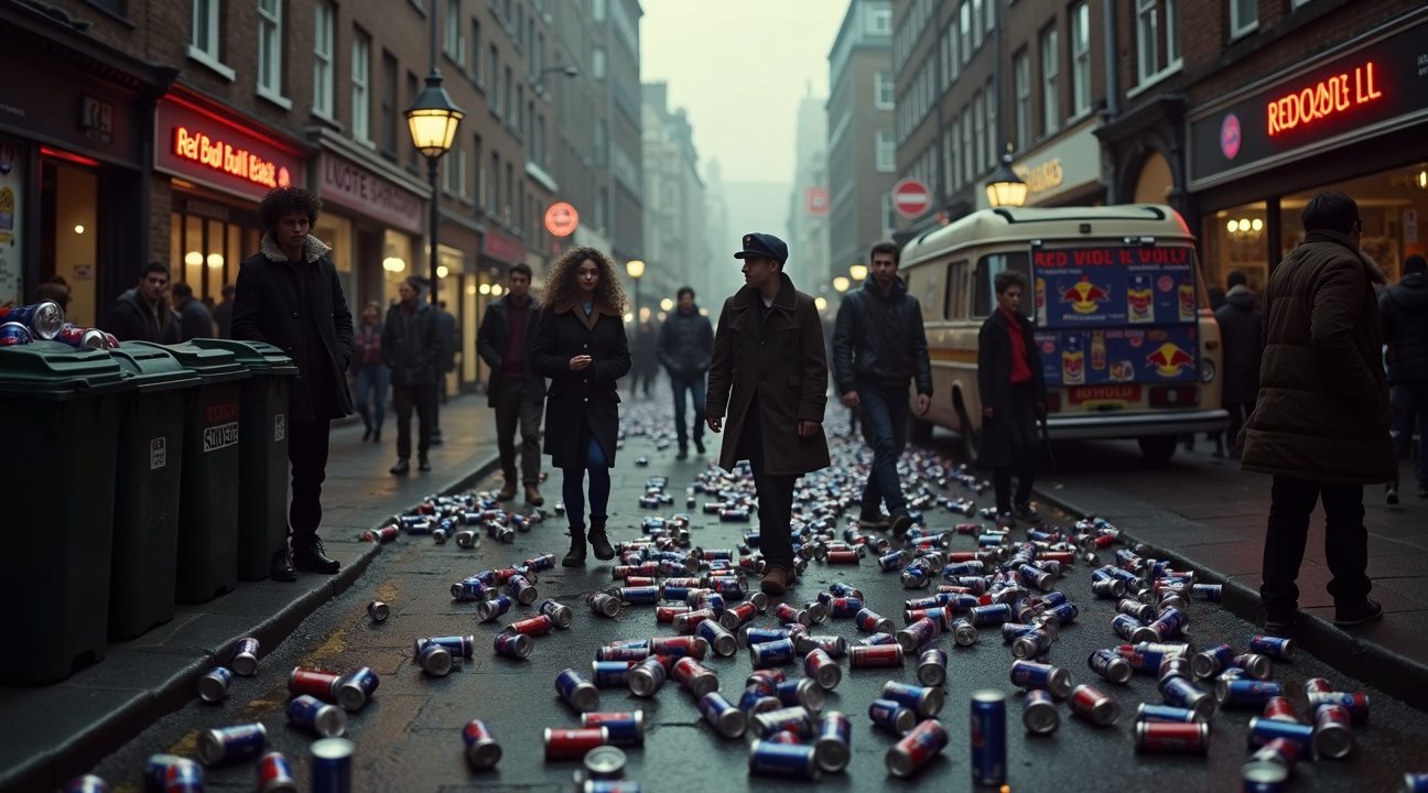 Red Bull’s 1994 London Empty Cans Guerrilla Marketing Tactic
