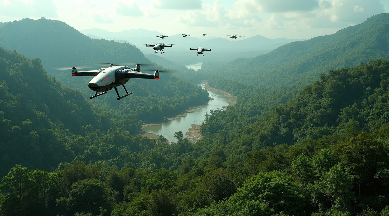 Ai Drones Plant 1,800 Trees/hour In Brazil Reforestation