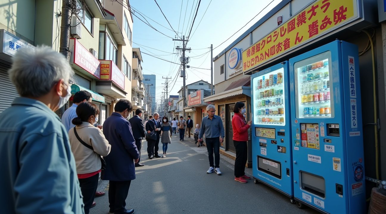 Japan’s Seismic Sensor Vending Machines Dispense Free Aid