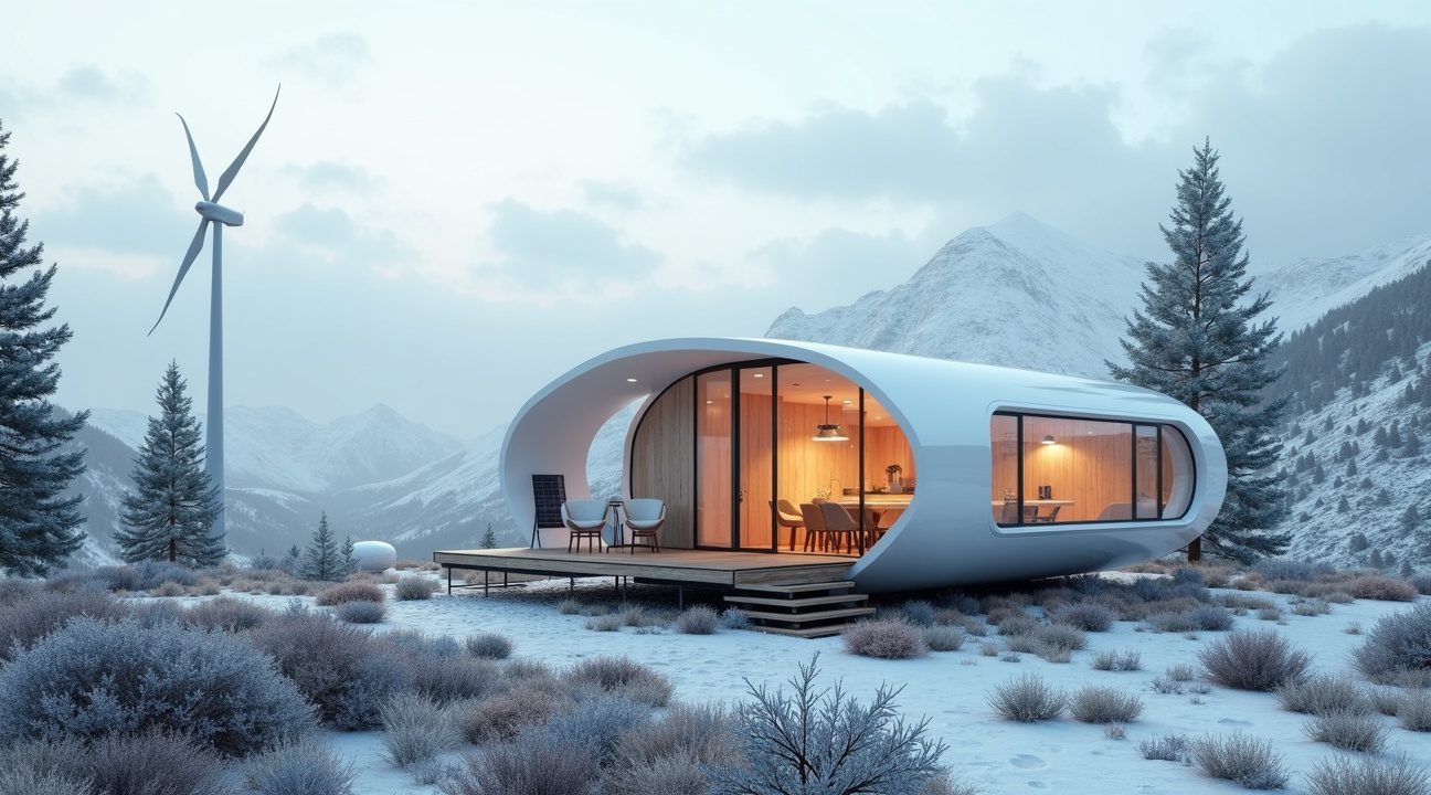 Norway Repurposes Wind Turbine Nacelles Into Tiny Homes