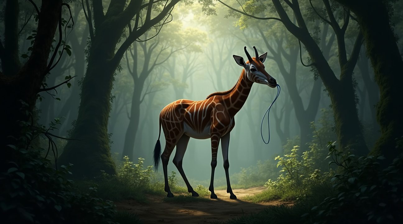 Okapi Vs Giraffe: Ear-licking, Stripes & Evolution Secrets