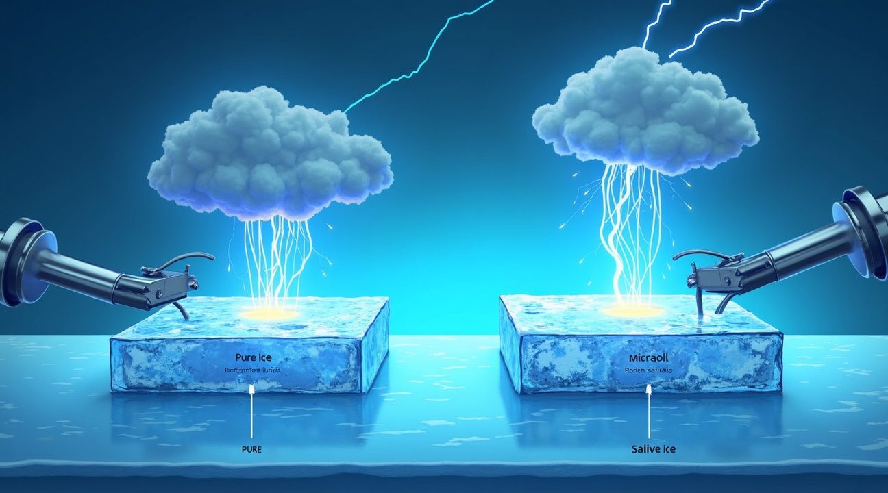 Flexoelectric Ice: Bending Ice Generates Electricity