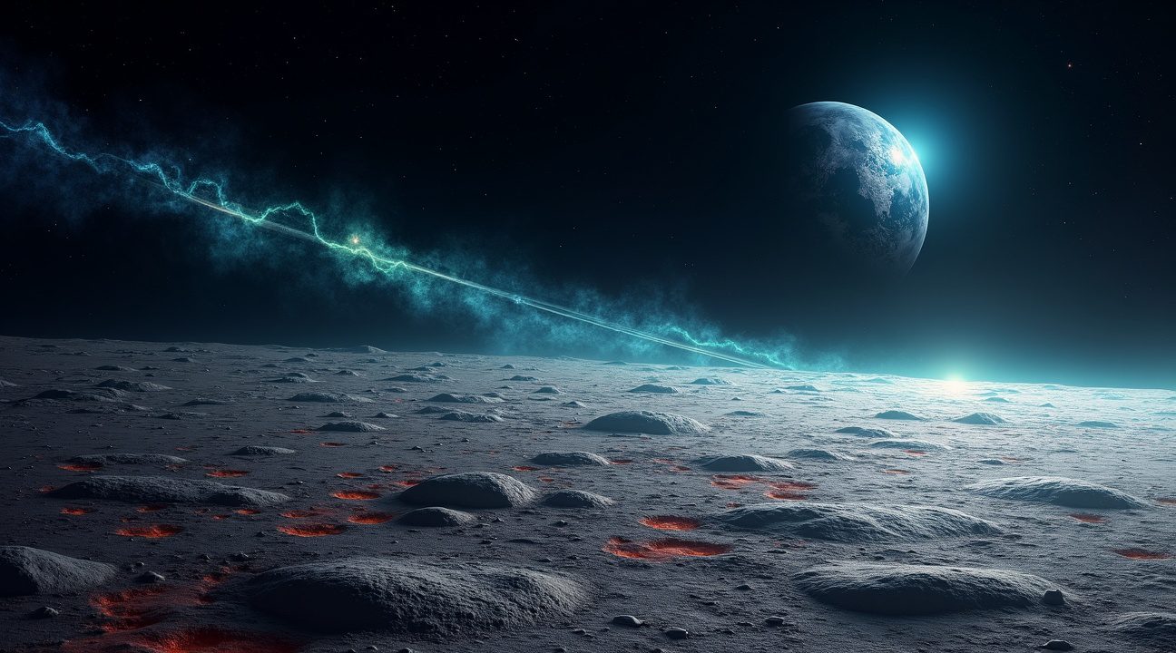 Earth’s Oxygen Is Rusting The Moon: Hematite At Poles