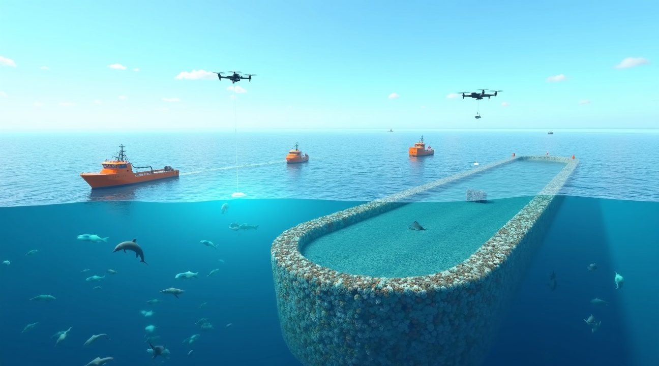 Boyan Slat’s Giant 600m Ocean Vacuum Cuts 90% Plastic
