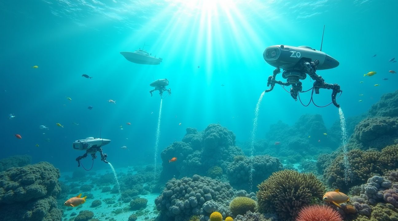 Japan’s Undersea Robots Boost Coral Larvae Survival By 45%