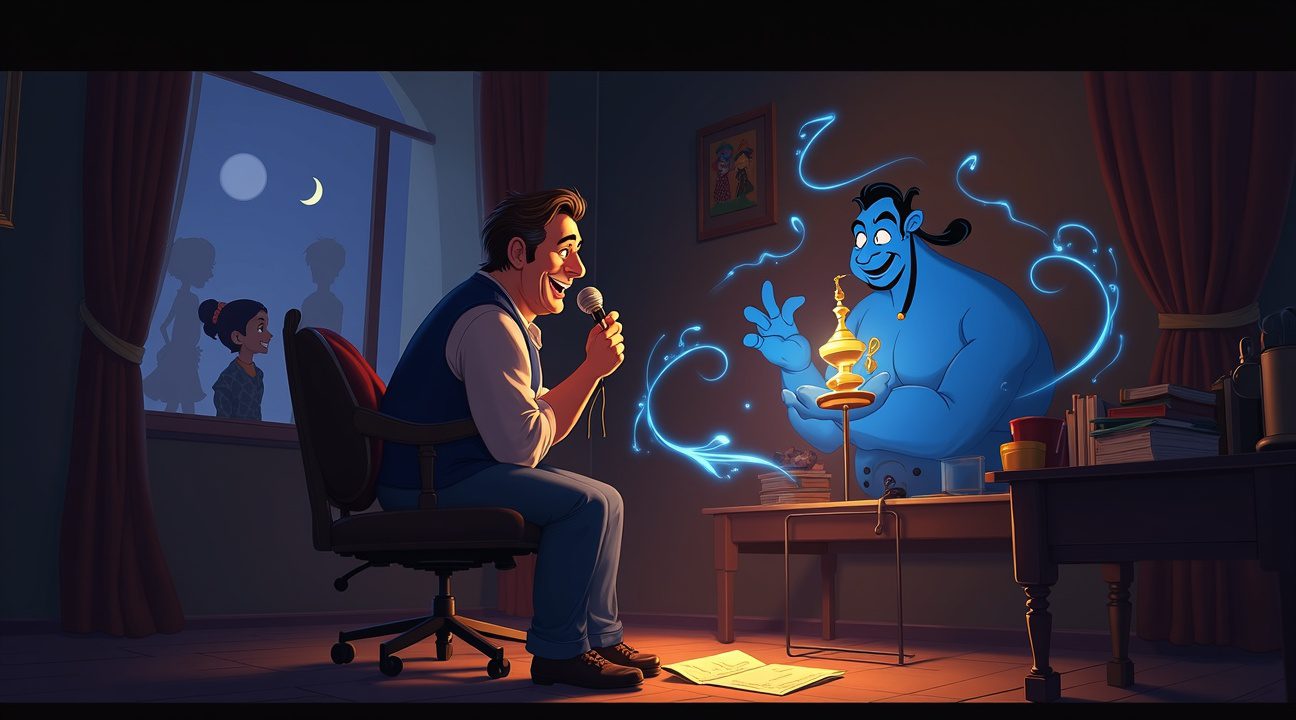 Robin Williams Took $75k, Not $8m, To Voice Aladdin’s Genie